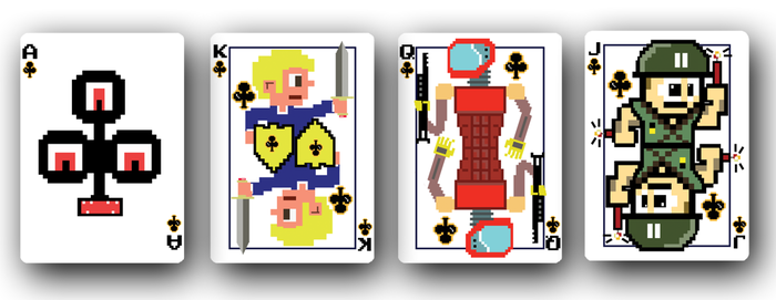 8-bit Playing Cards Offered on Kickstarter