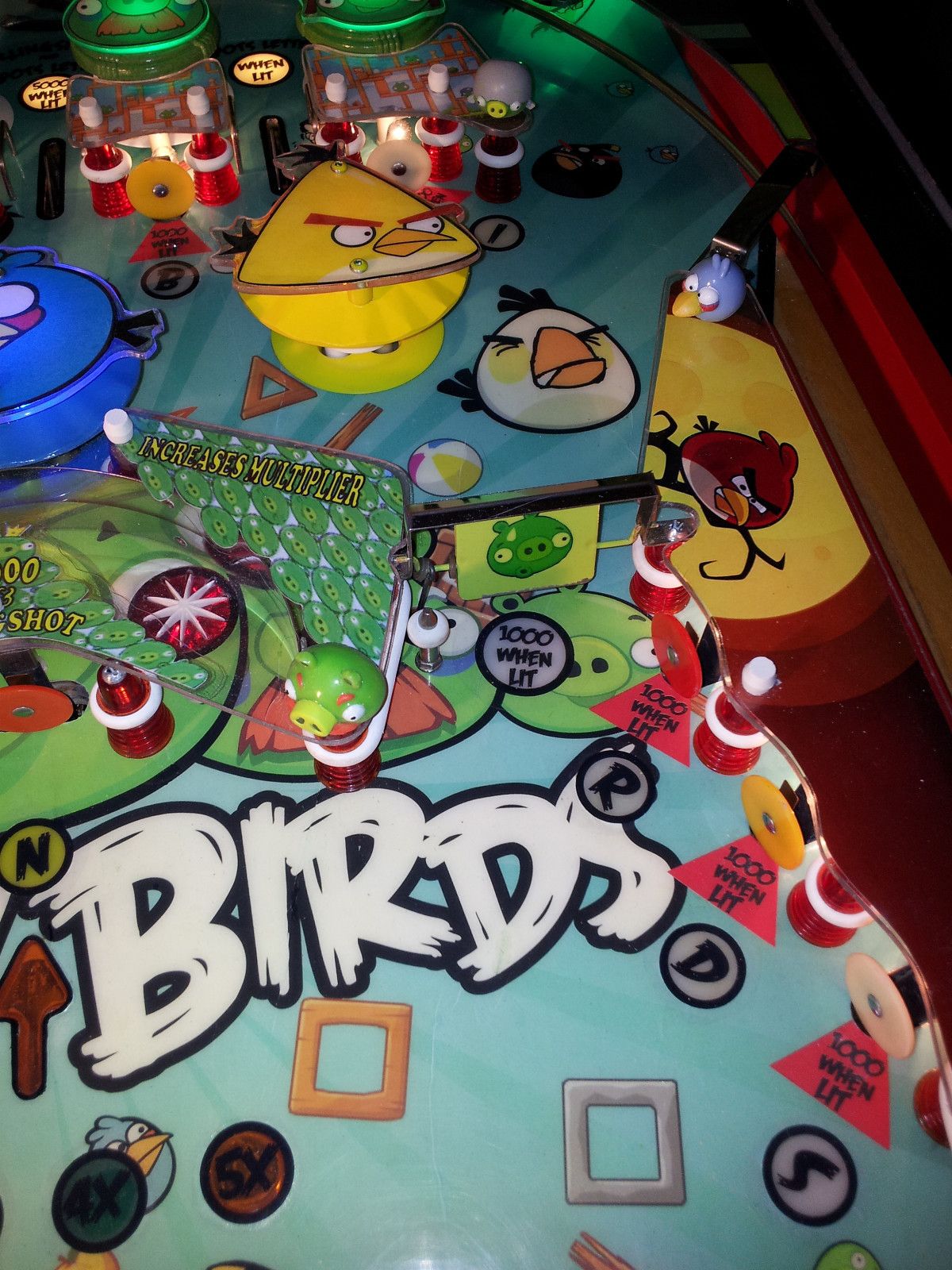Custom Angry Birds Pinball Machine Up for Sale