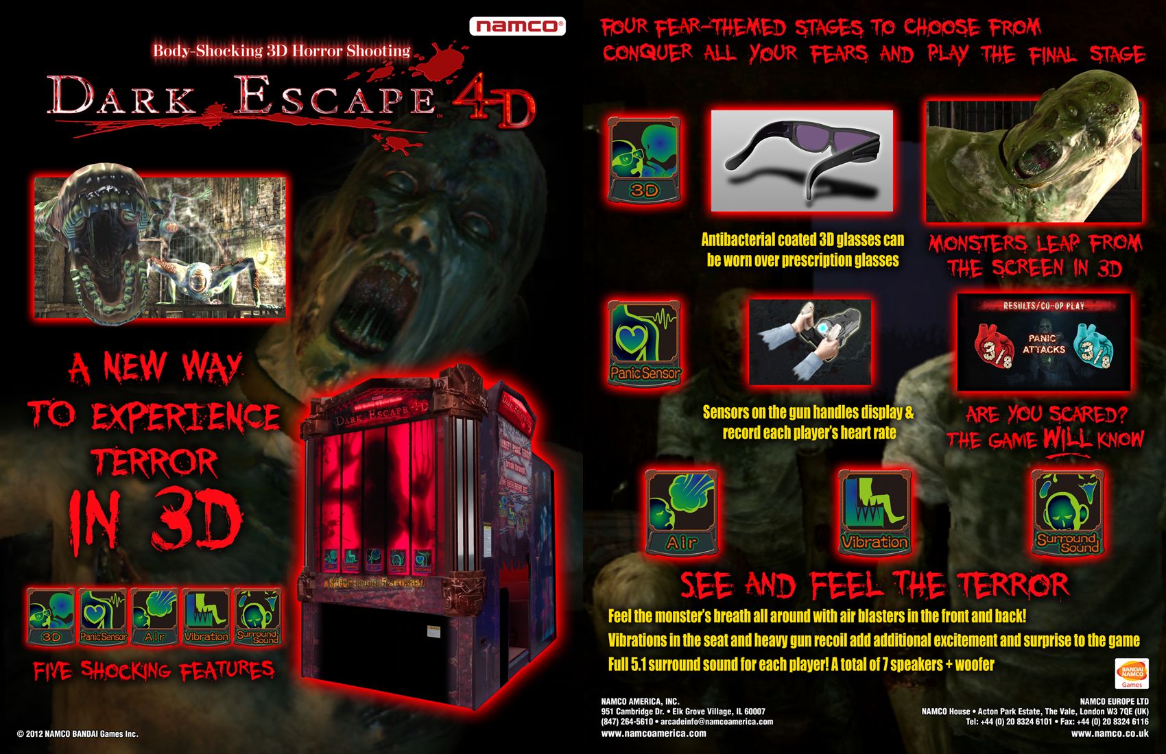 Namco's Dark Escape 4D Completely Sold Out