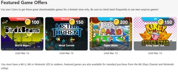 New Club Nintendo Games Made Available