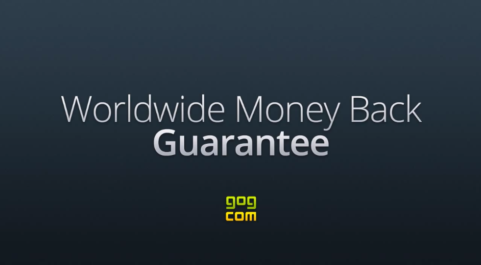 GOG Announces Comprehensive Money Back Guarantee