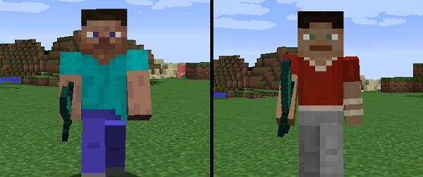 Minecraft Player Models Shed A Few Pounds