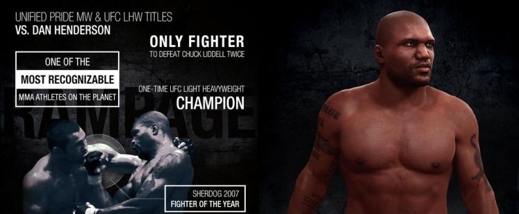 EA Sports UFC Legends Pack Confirms Rampage, Lesnar Rumored