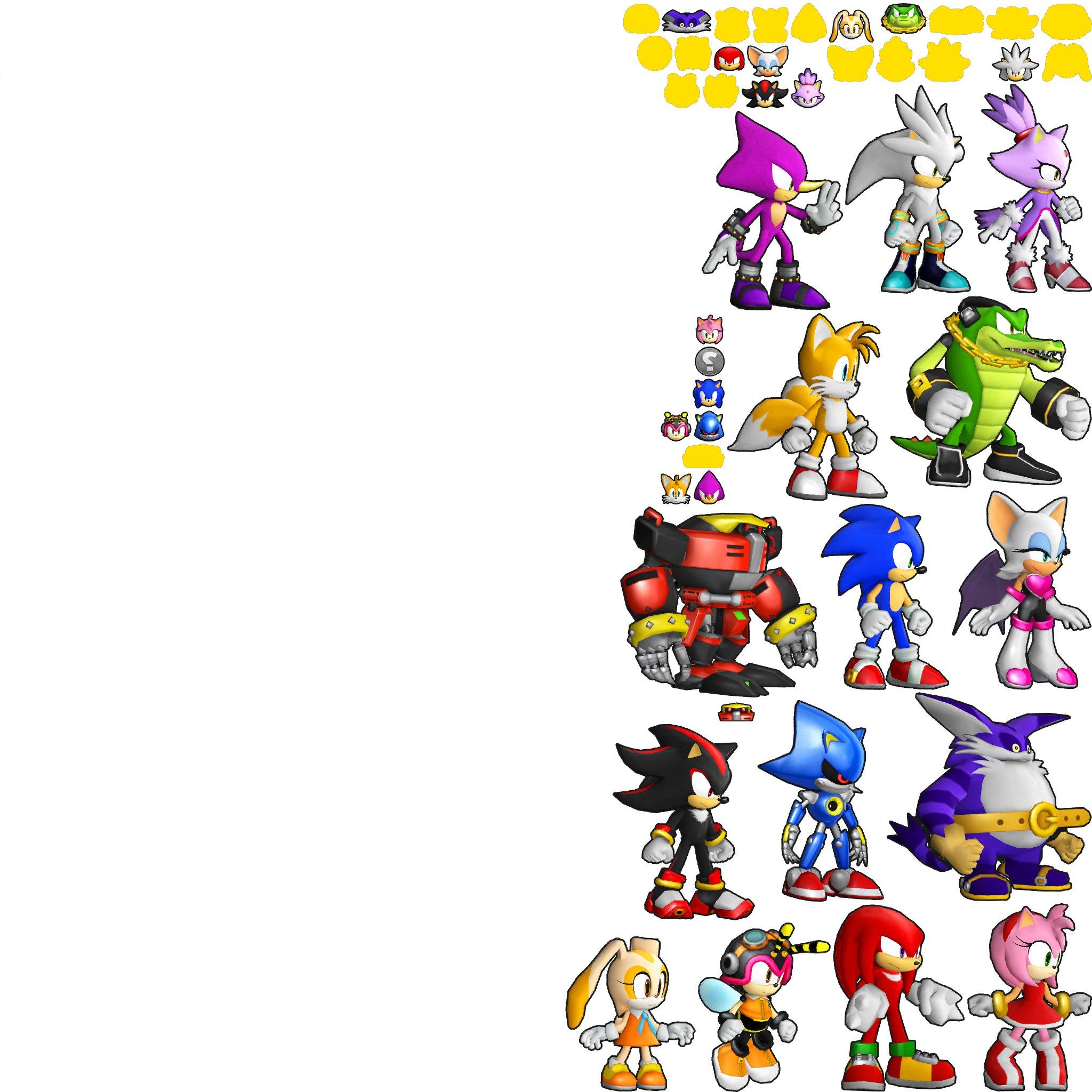 The Full Cast of Playable Characters in Sonic Runners