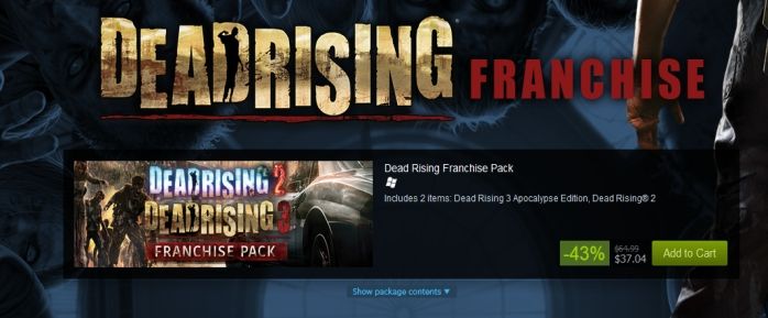 Dead Rising Franchise Sale Hits Steam