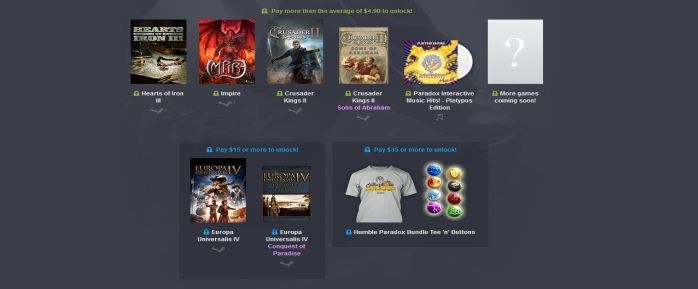 Humble Paradox Interactive Bundle Released