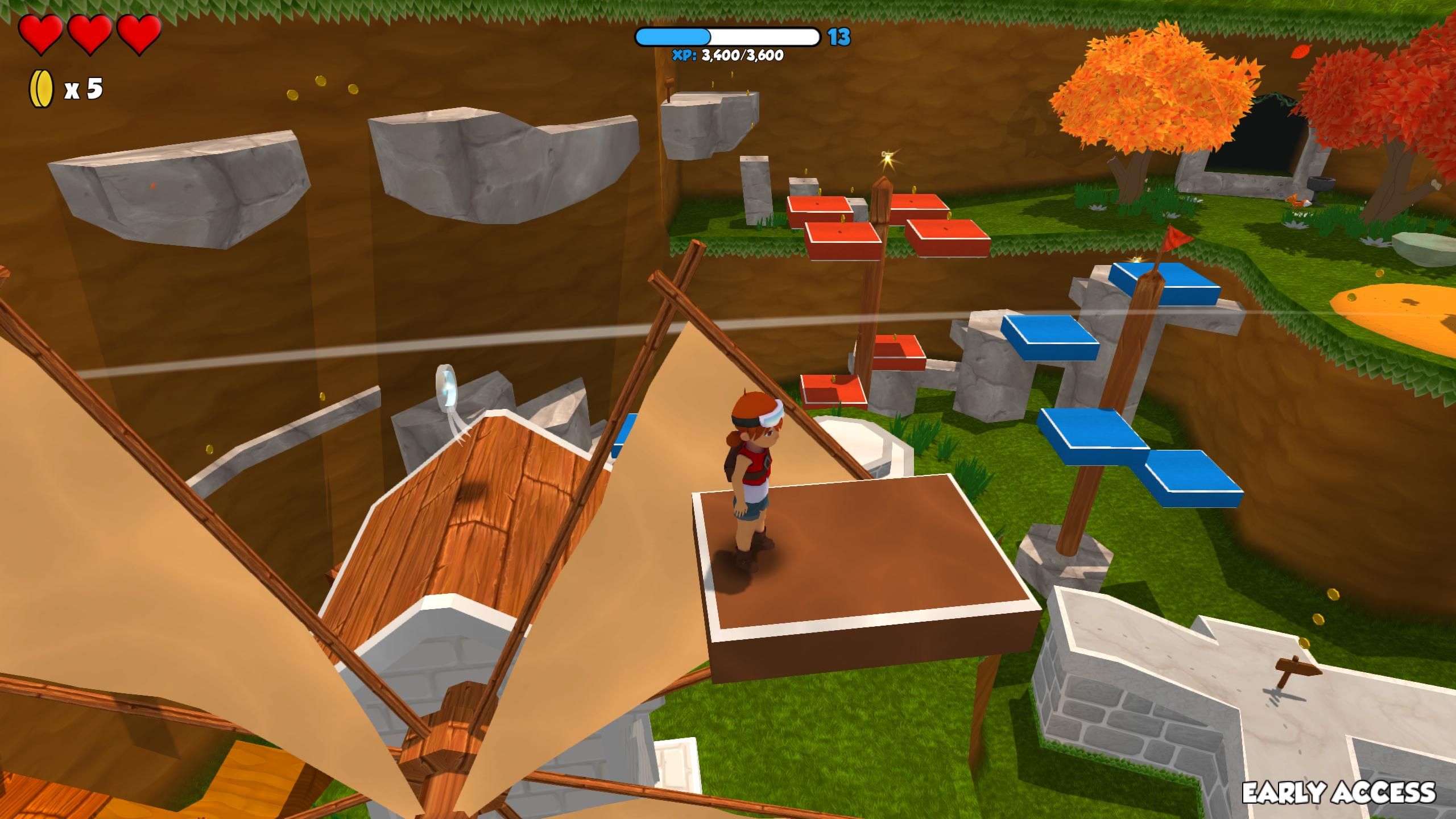 A World of Platforming Adventure Under Construction in Poi