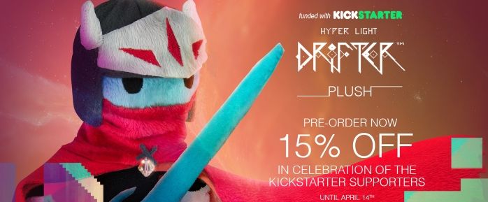 WeLoveFine Begins Pre-Orders for Hyper Light Drifter Plushes