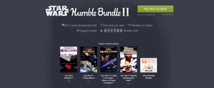 Humble Star Wars Bundle 2 Now Available