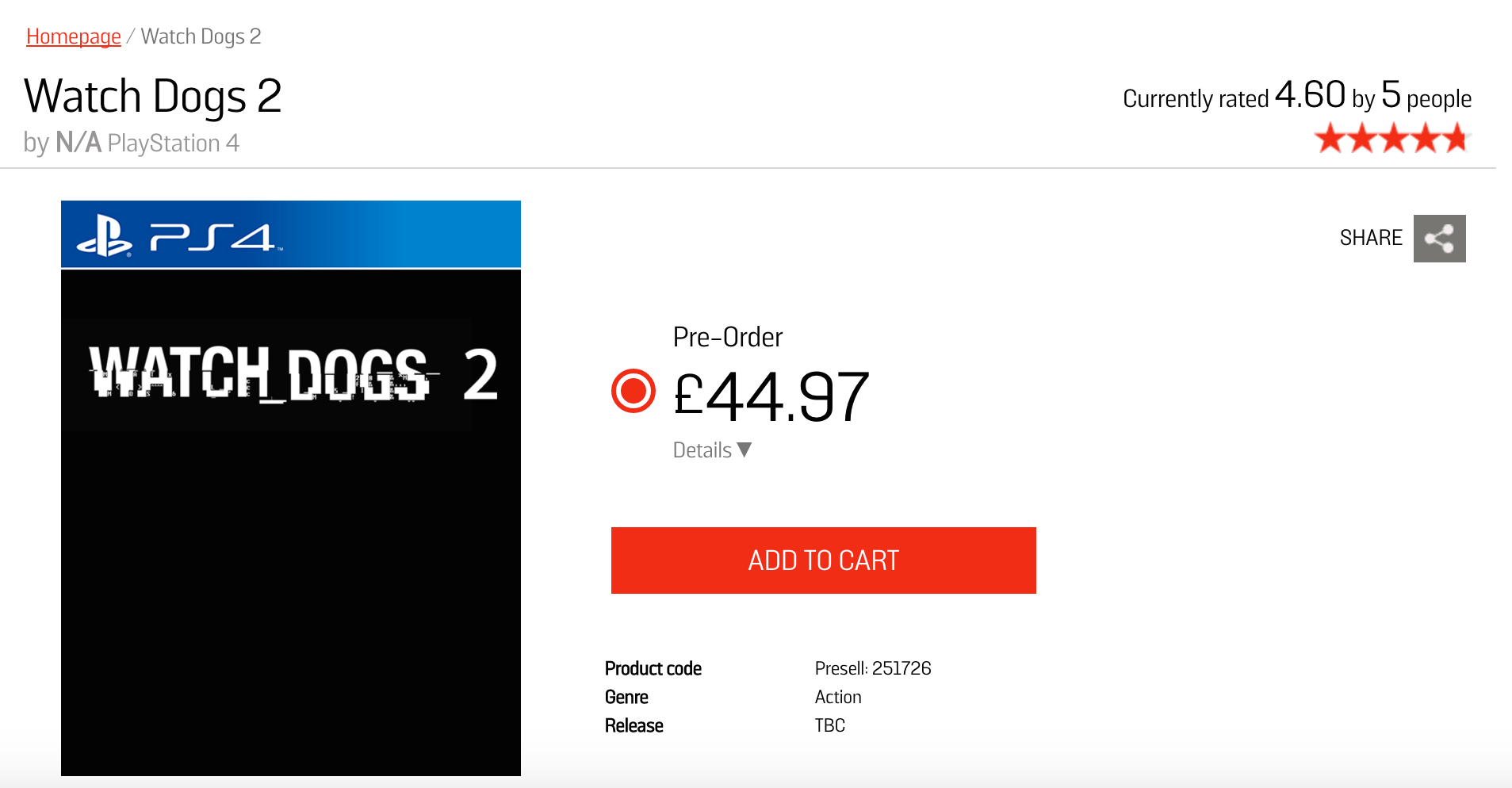 Watch Dogs 2 Pops Up on GameStop