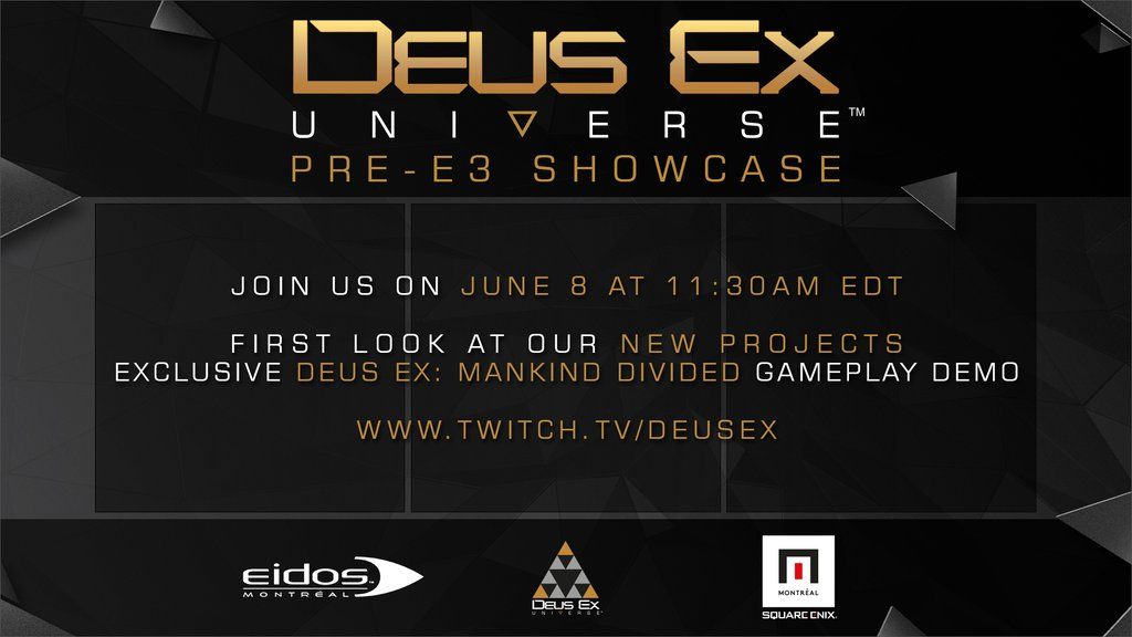 Square Enix Announce 'Deus Ex Universe' Pre-E3 Show