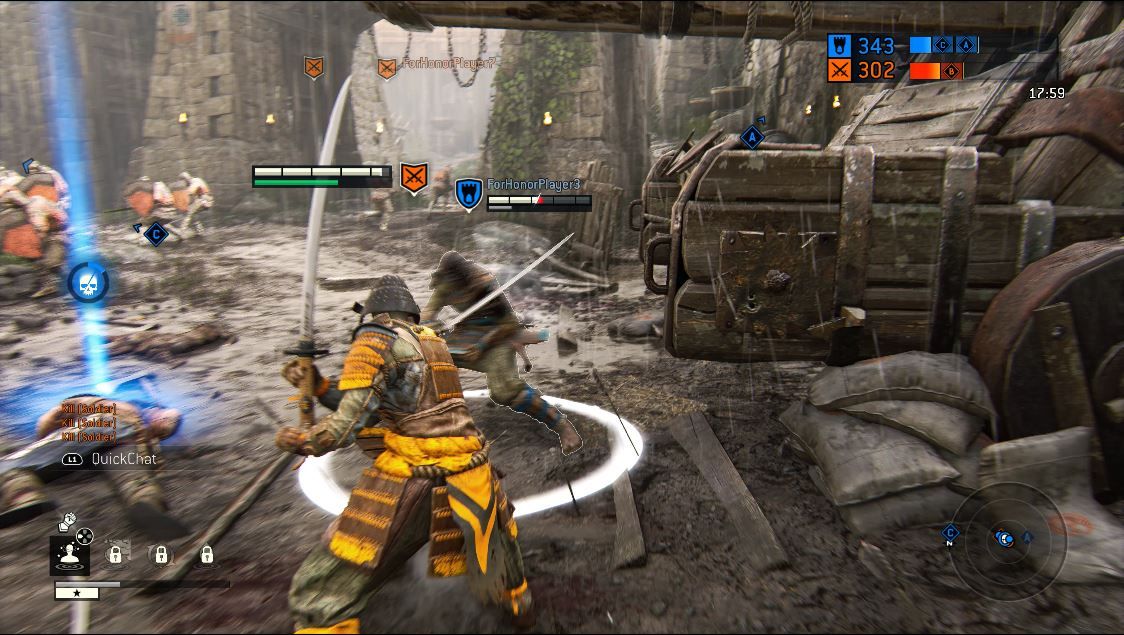 Crossing Swords with Friends in For Honor's Multiplayer