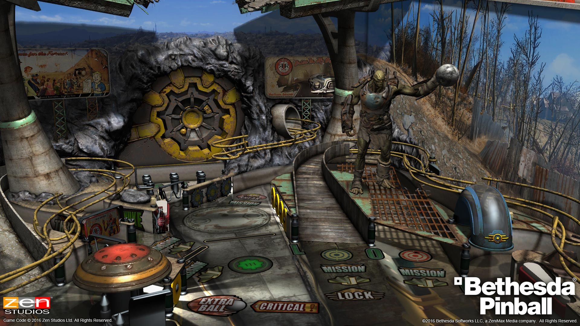 Bethesda Pinball to Contain Skyrim, Doom, and Fallout Tables