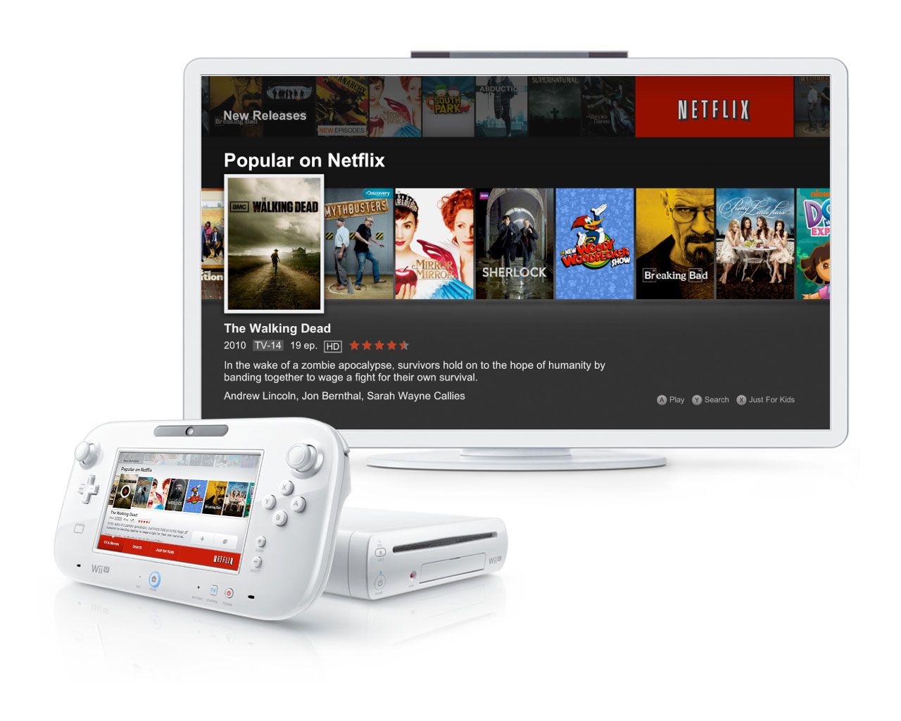 Netflix & the Epitome of Wii U Gamepad Comfiness