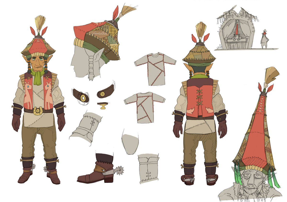 Latest Zelda: Breath of the Wild Concept Art Shows off New NPC