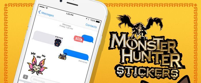 Monster Hunter Stickers now Available on iOS and Android
