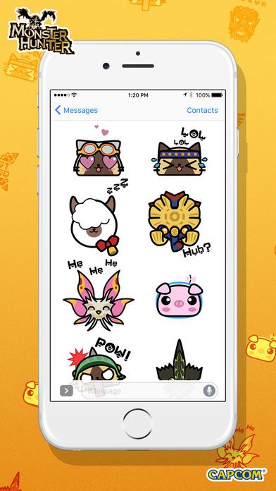 Monster Hunter Stickers now Available on iOS and Android