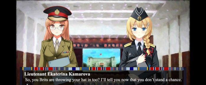 Military Liaisons is a Space Shooter and Visual Novel Hybrid