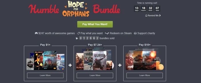 Humble Hope For Orphans Bundle Now Available