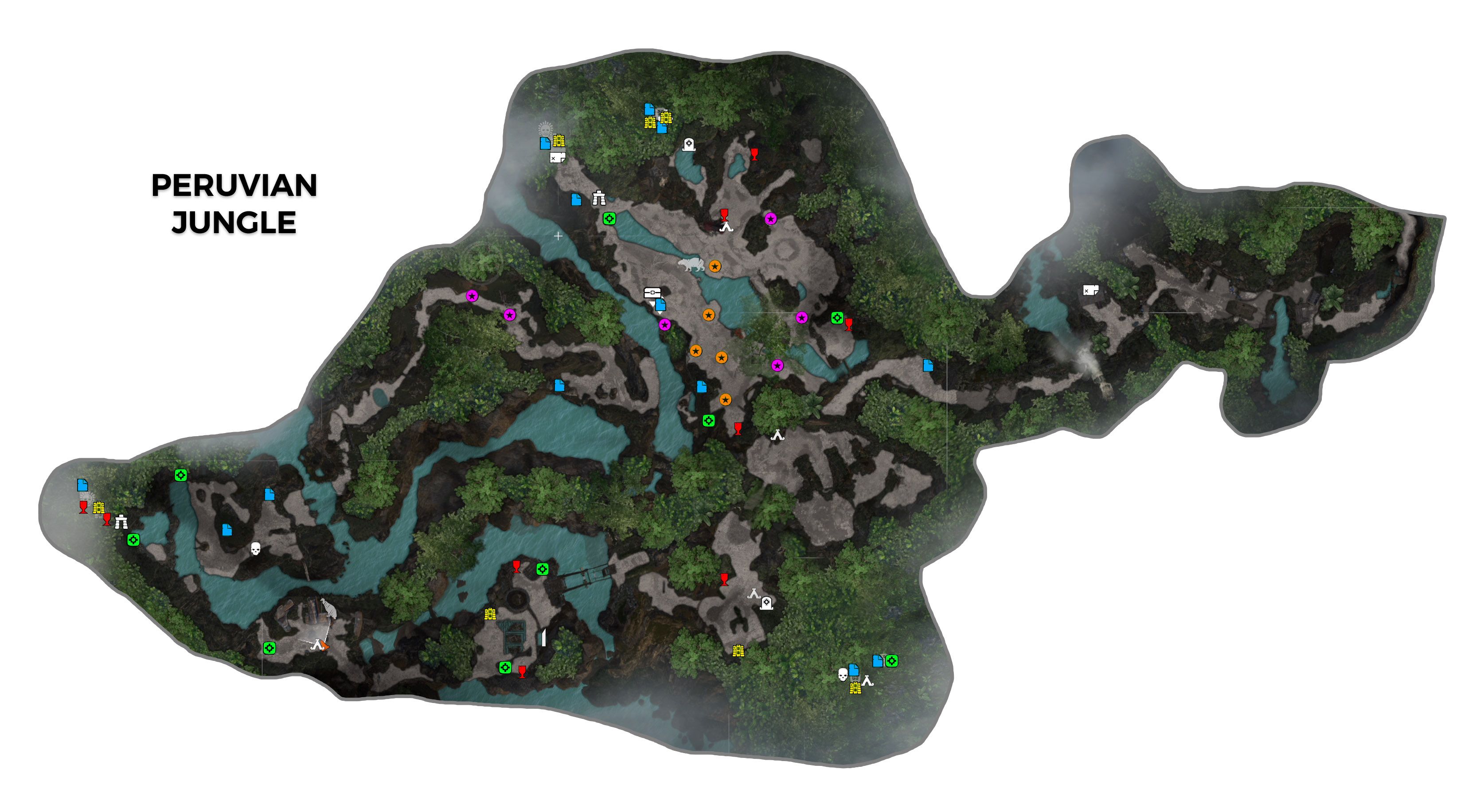 Shadow of the Tomb Raider Collectibles Guide Maps