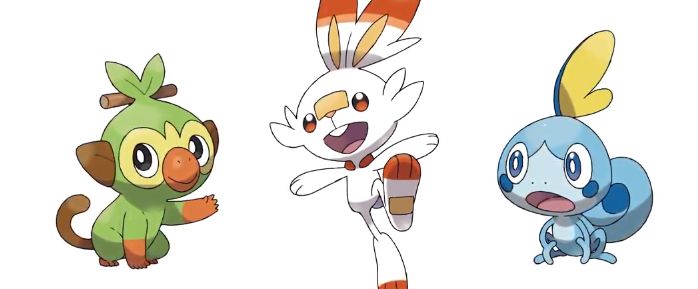 Generation 8 Starter Pokémon Revealed During Pokémon Direct