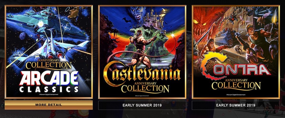 Konami Bundling Back Catalog into Collection Series for Consoles, PC