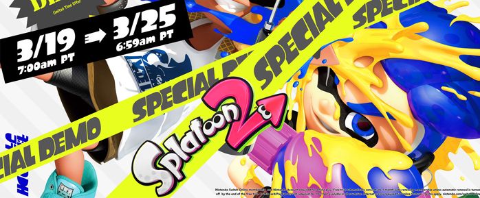 Splatoon 2 Demo Event Allows for Free Plays