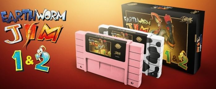 IAm8Bit Re-Releasing Earthworm Jim 1+2 on Super Nintendo