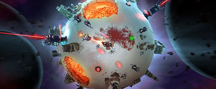 A Little World with Big Carnage in Battle Planet Trailer