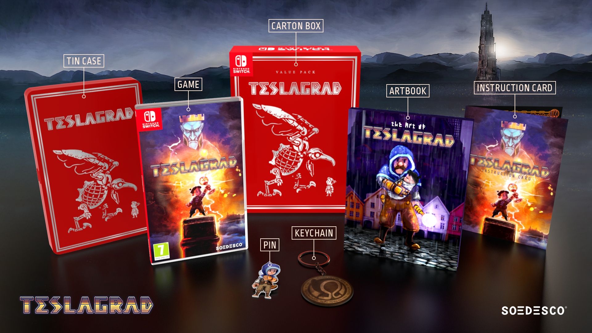 Teslagrad Now Available for Nintendo Switch and PlayStation Vita