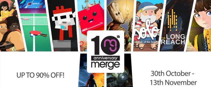 Merge 10th Anniversary Sale Live for US PlayStation Store
