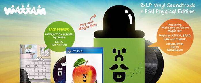 Wattam Getting Physical PS4 Version and Vinyl Album