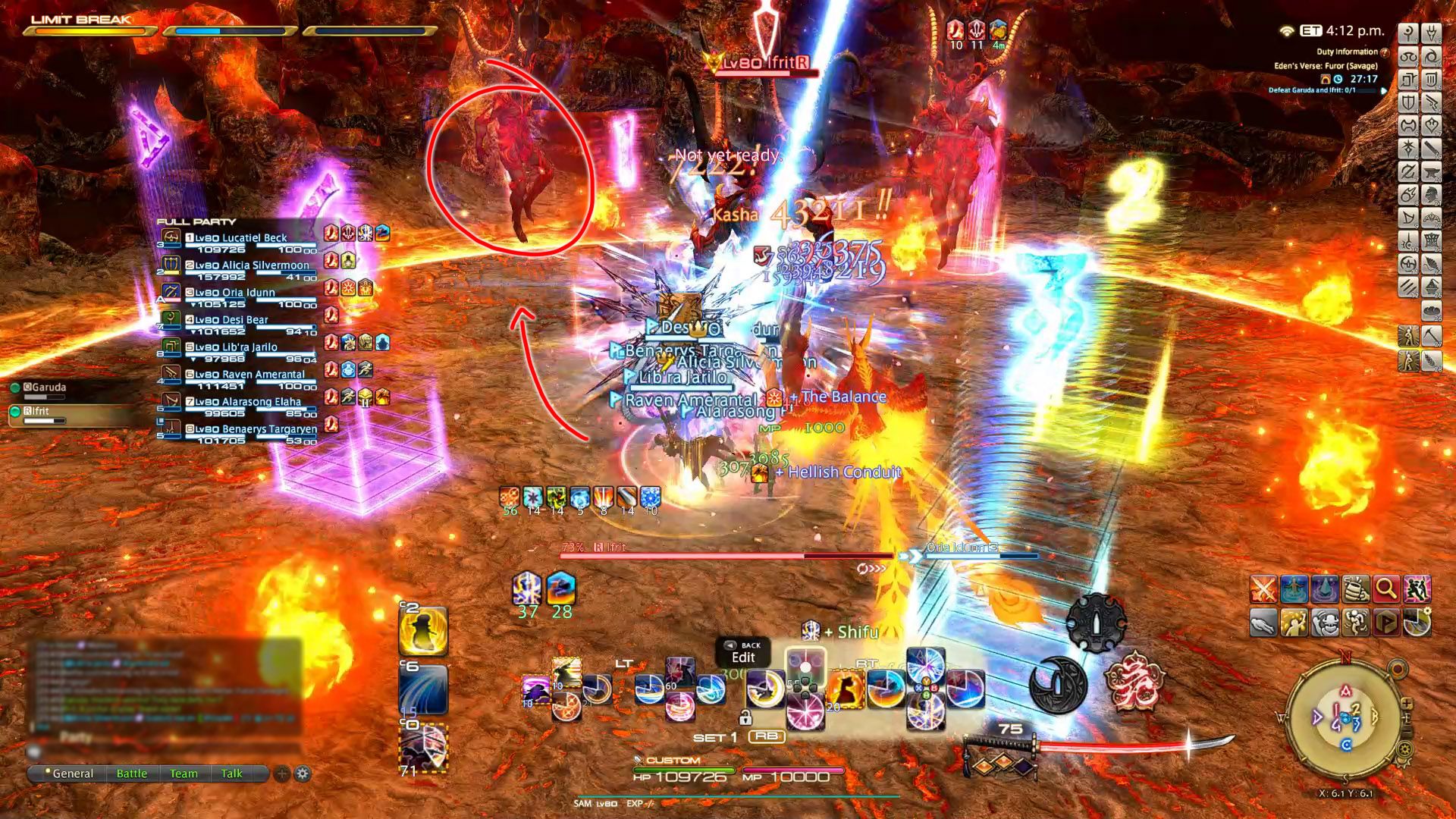 Final Fantasy XIV: Shadowbringers Guide: Furor Savage (Ifrit and Garuda)