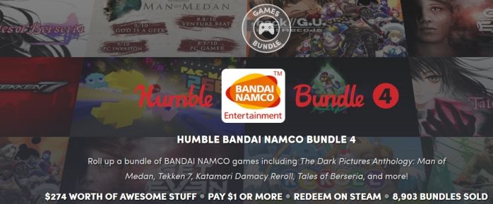 Humble Bandai Namco Bundle 4 Now Available