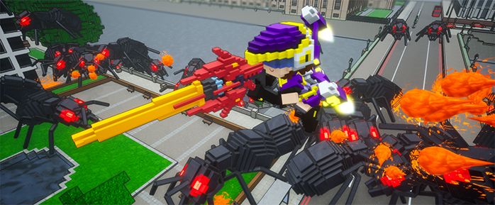 Blocky Bugs in a Cubic World with Earth Defense Force: World Brothers