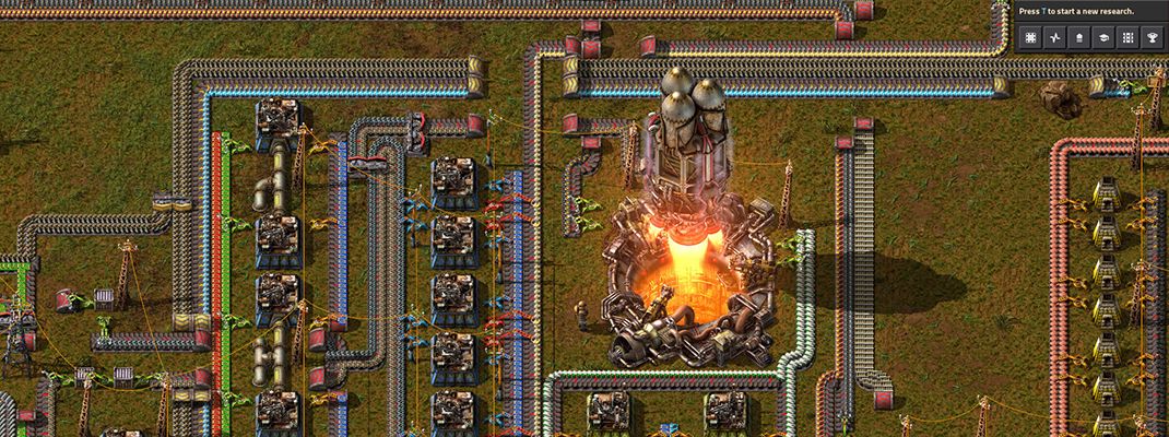 Looking at the Past and Present in Factorio Launch Trailers