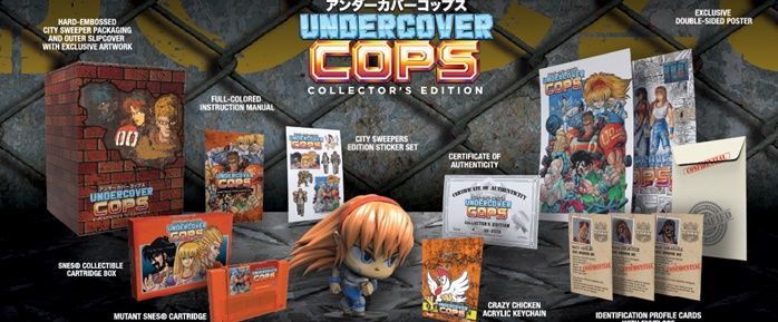 SNES Game Undercover Cops Getting Collector's Edition