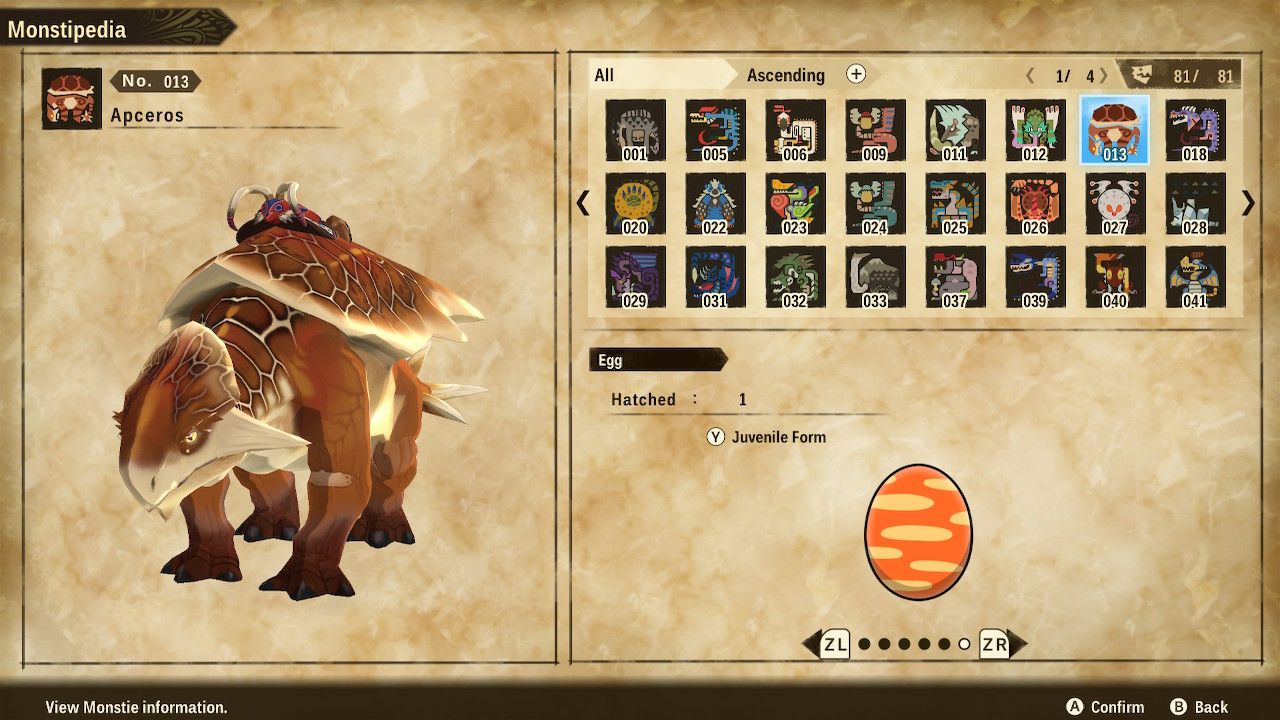 Monster Hunter Stories 2: Wings of Ruin Monstie Location Guide