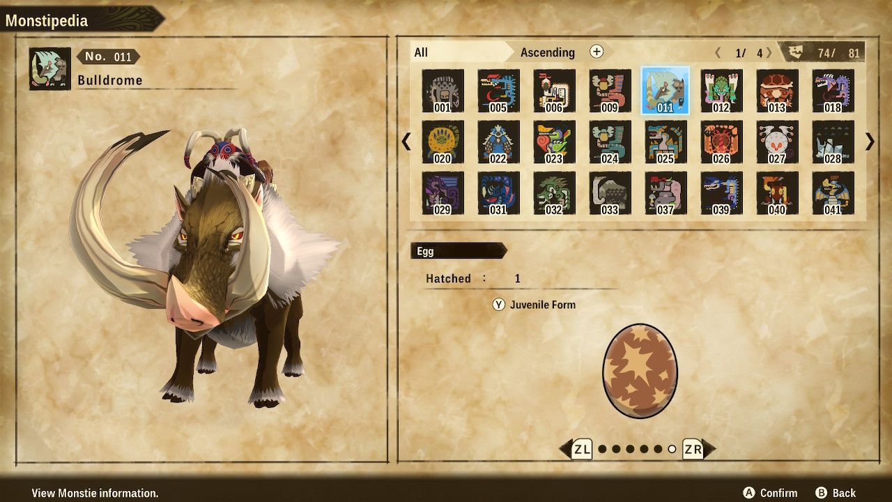 Monster Hunter Stories 2: Wings of Ruin Monstie Location Guide