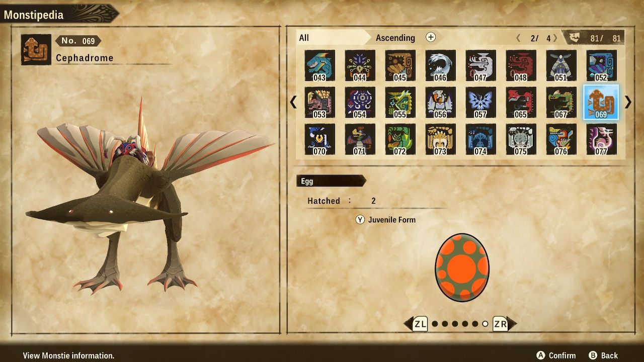 Monster Hunter Stories 2: Wings of Ruin Monstie Location Guide