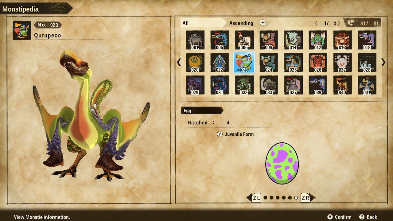 Monster Hunter Stories 2: Wings of Ruin Monstie Location Guide