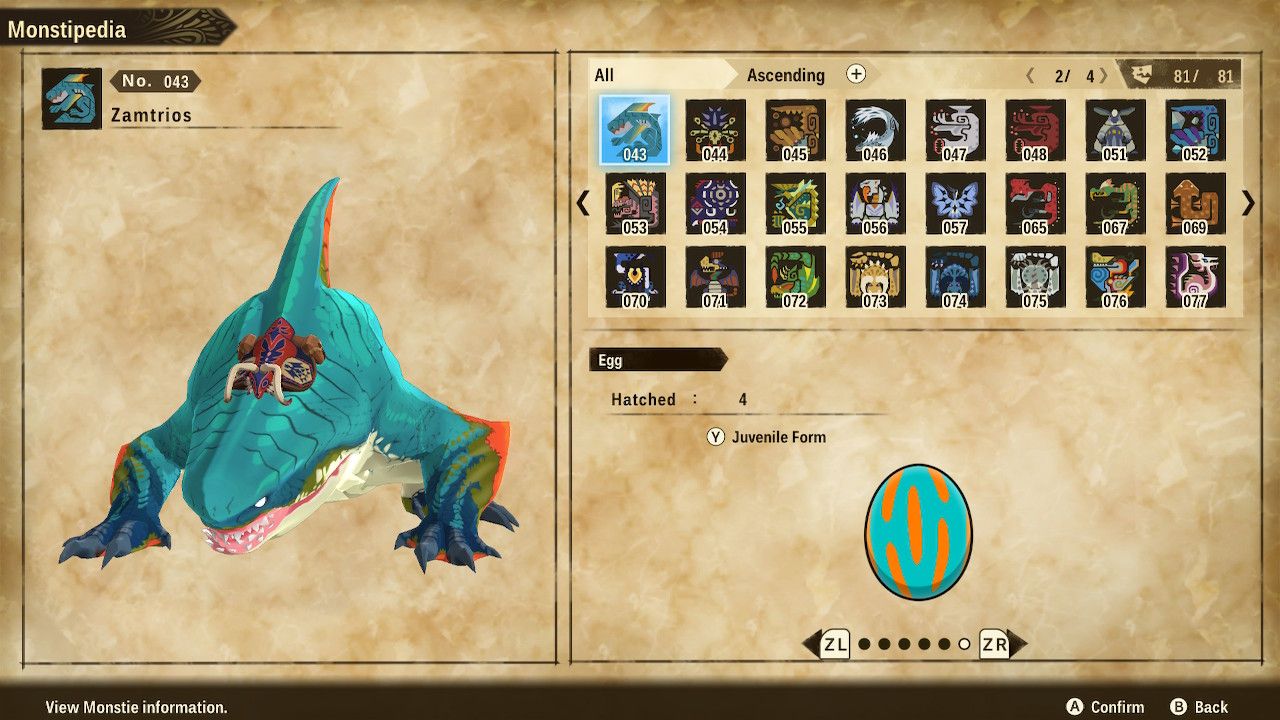 Monster Hunter Stories 2: Wings of Ruin Monstie Location Guide