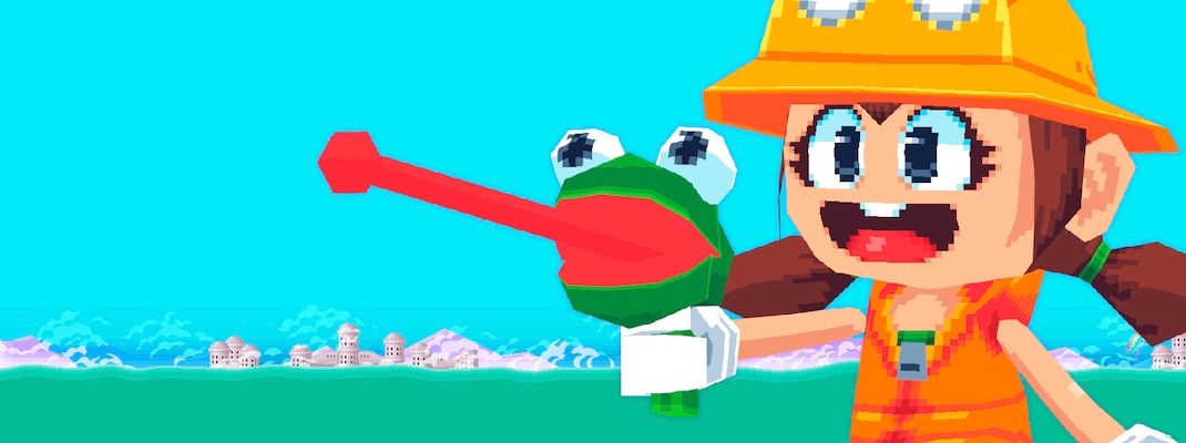 A Pleasant Trip Back to Simpler Platforming Times in Frogun