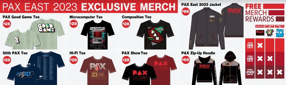 PAX East Ready for 2023 with Merch Reveal