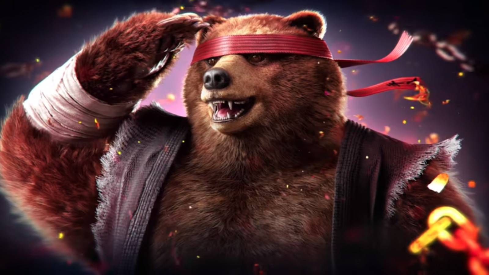 Kuma Revealed in Tekken 8 Trailer