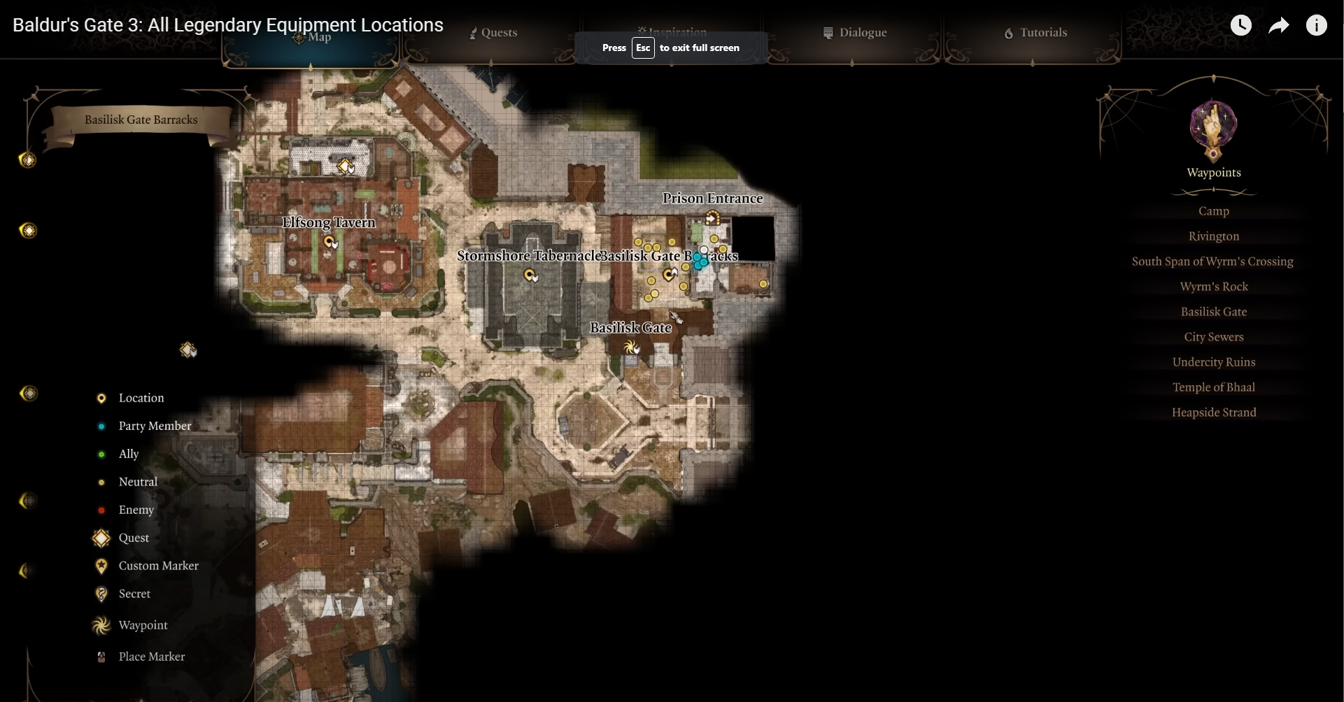 Baldur's Gate 3: All Legendary Equipment Guide