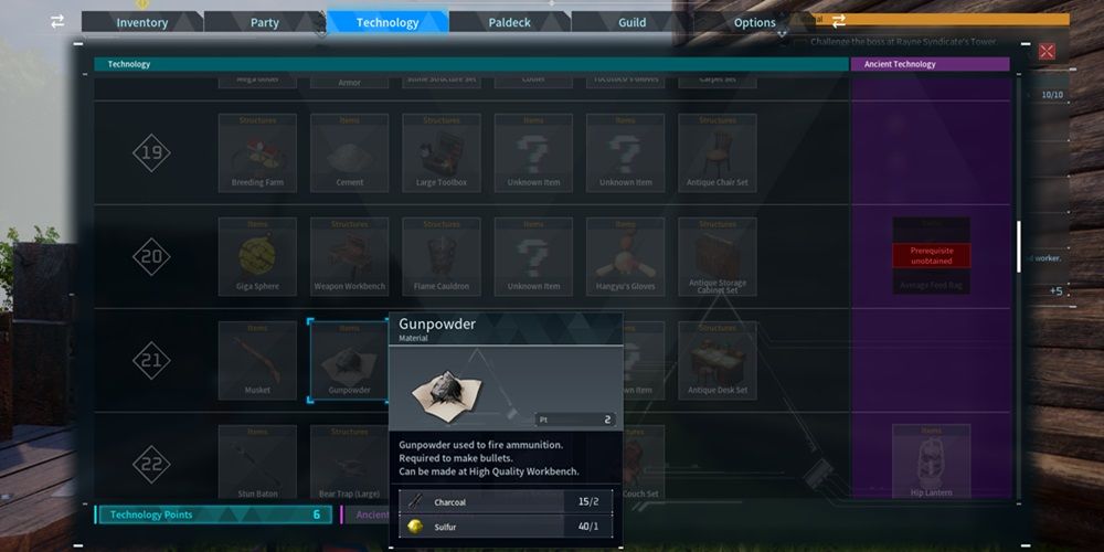 Palworld: How To Get Gunpowder And What To Do With It