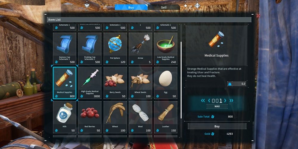 Palworld: How To Get Medical Supplies And What To Do With Them