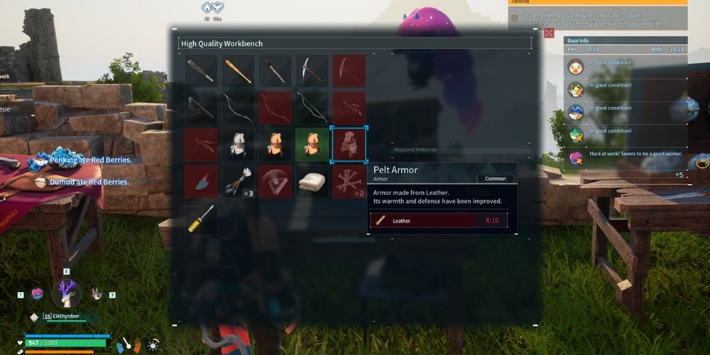 Palworld: How To Get Leather And What To Do With It
