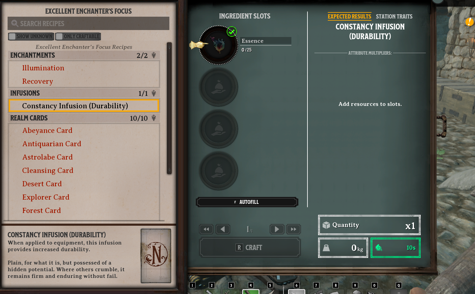 How to Craft an Infusion | Nightingale
